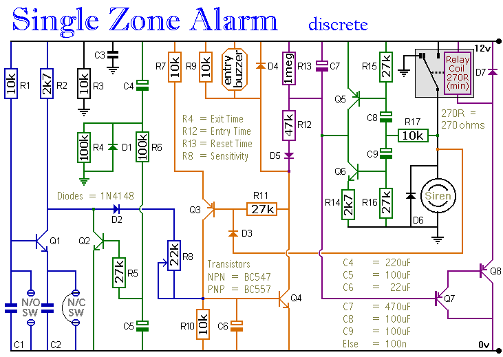 Transistor Based Timer Circuit Diagram Circuit Diagram